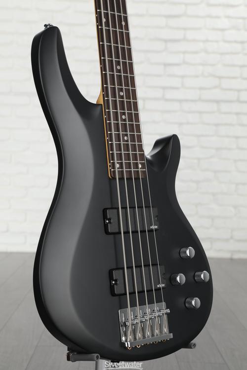 Schecter C-5 Deluxe Bass Guitar - Satin Black | Sweetwater