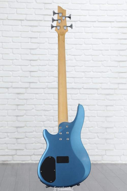Schecter C-5 Deluxe Bass Guitar - Satin Metallic Blue | Sweetwater