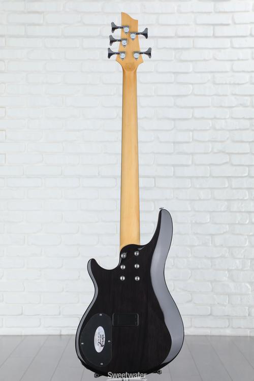 Schecter C-5 Plus 5-string Bass Guitar - Charcoal Burst | Sweetwater