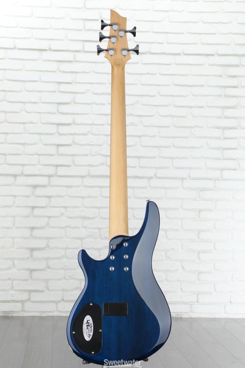 Schecter C-5 Plus 5-string Bass Guitar - Ocean Blue Burst | Sweetwater