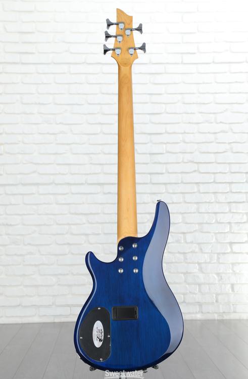 Schecter C-5 Plus 5-string Bass Guitar - Ocean Blue Burst | Sweetwater