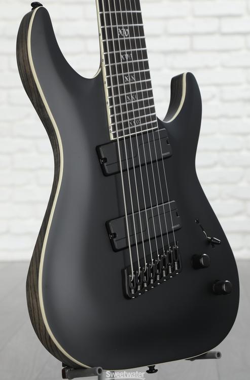 Schecter Schecter C-8 Multi-scale SLS Evil Twin - Satin Black | Sweetwater