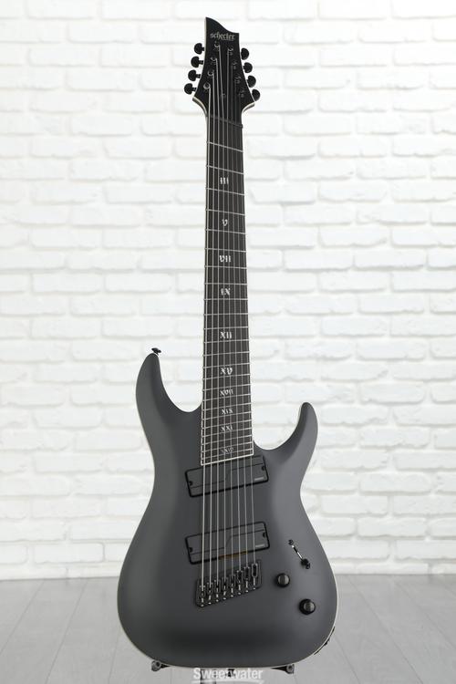 Schecter Schecter C-8 Multi-scale SLS Evil Twin - Satin Black | Sweetwater