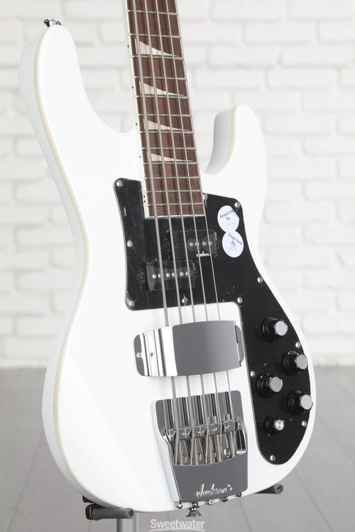 Jackson X Series Concert Bass CBXNT DX V Bass Guitar - Snow White ...