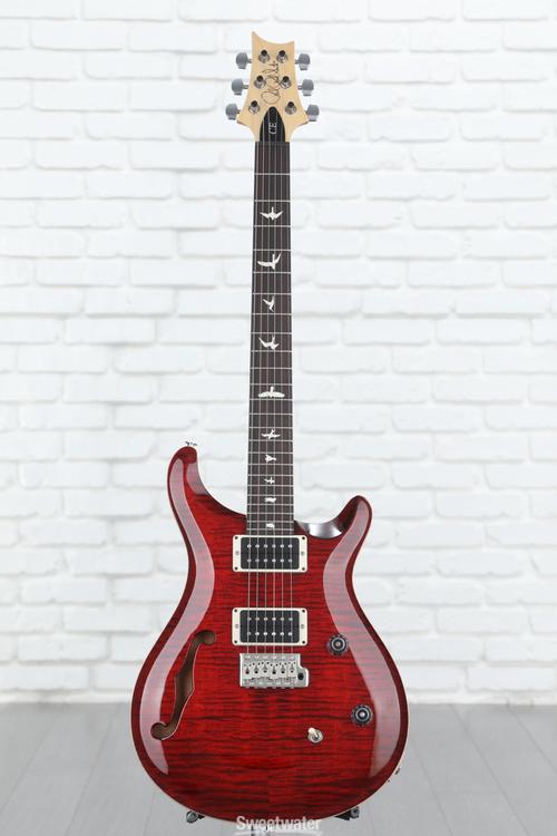 PRS CE 24 Semi-Hollow Electric Guitar - Fire Red Burst | Sweetwater