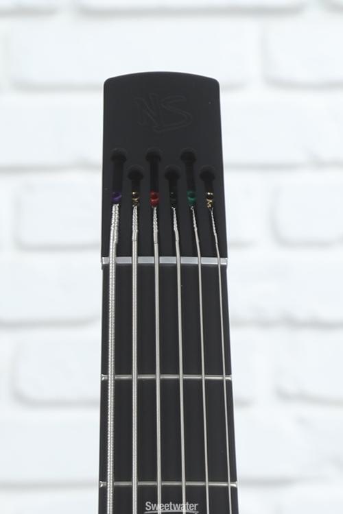 NS Design CR6 Radius Bass Guitar - Amber Satin | Sweetwater