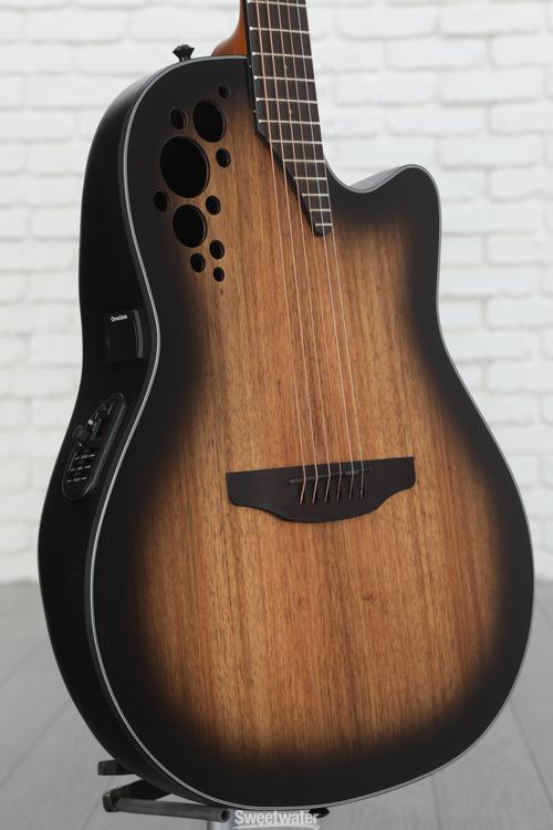 Ovation CS44P-ABLKW-G Celebrity Exotic Selection Acoustic-electric ...