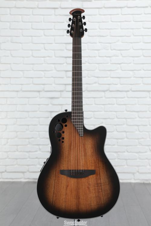 Ovation CS44P-ABLKW-G Celebrity Exotic Selection Acoustic-electric ...