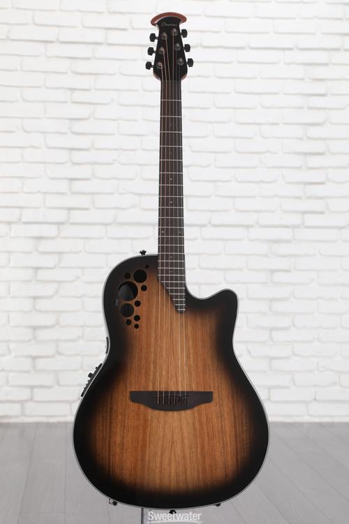 Ovation CS44P-ABLKW-G Celebrity Exotic Selection Acoustic-electric ...