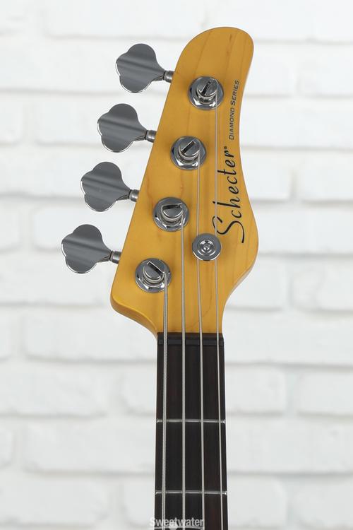 Schecter CV-4 Bass Guitar - Gloss Natural | Sweetwater
