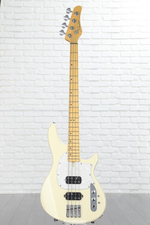 Schecter CV-4 Bass Guitar - Ivory | Sweetwater