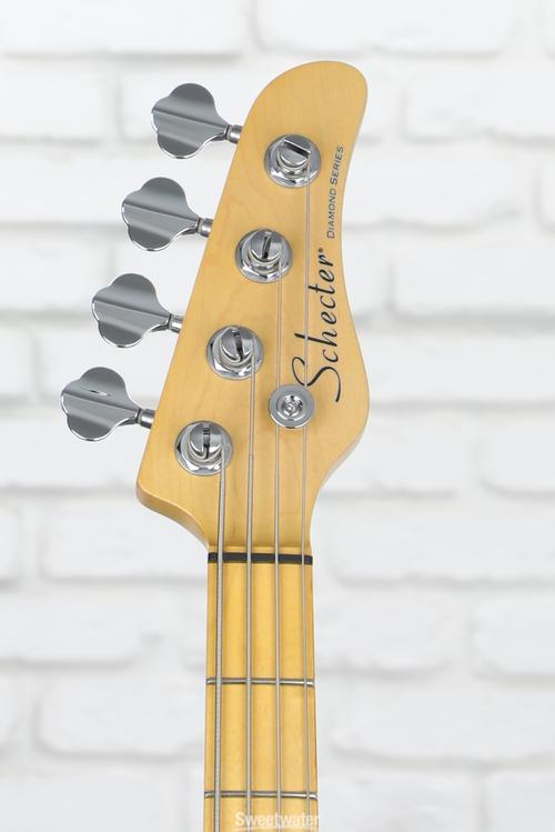 Schecter CV-4 Bass Guitar - Ivory | Sweetwater