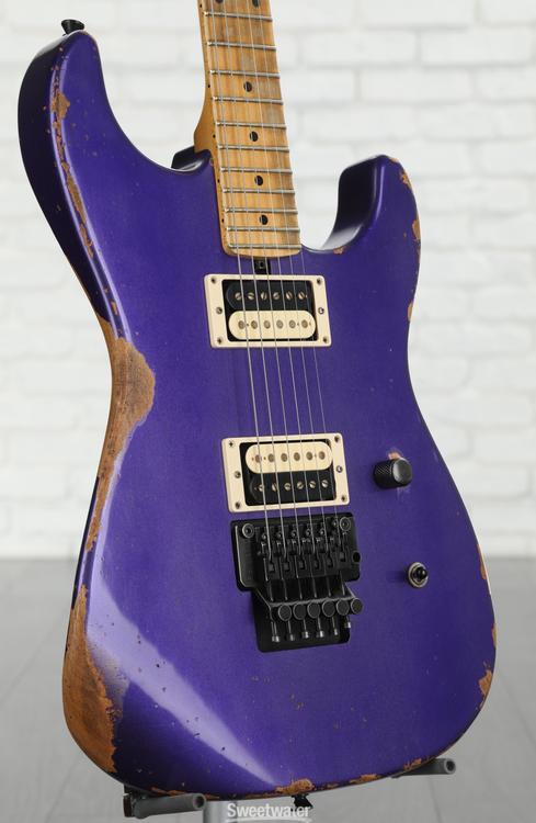 Friedman Cali Aged Electric Guitar - Purple Metallic with Maple ...