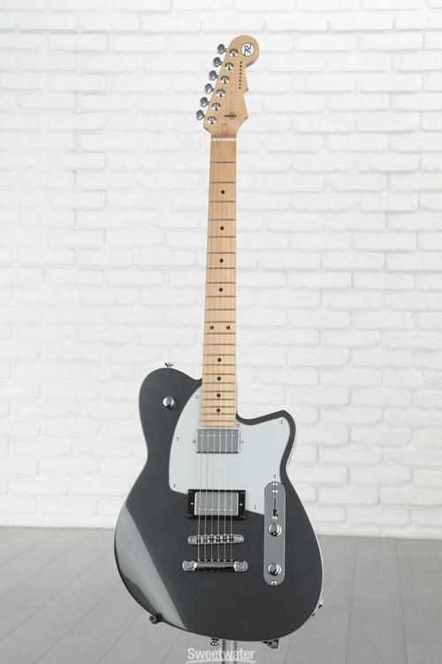 Reverend Charger HB Solidbody Electric Guitar - Gunmetal | Sweetwater