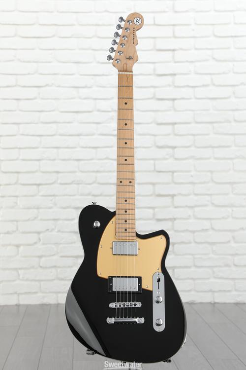 Reverend Charger HB Solidbody Electric Guitar - Midnight Black | Sweetwater