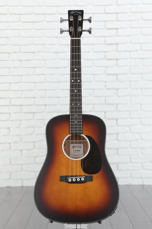 Martin D Jr-10E Acoustic-electric Bass Guitar - Burst | Sweetwater