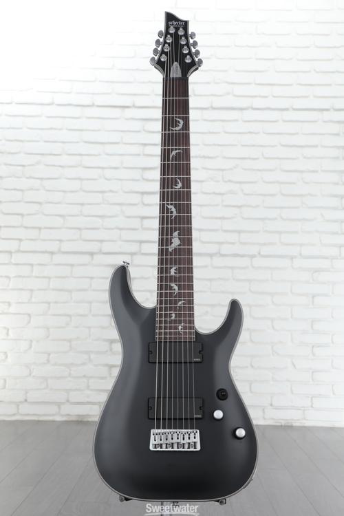 Schecter Damien Platinum 8 - Satin Black | Sweetwater