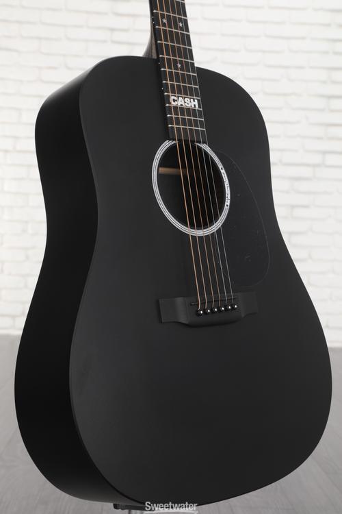 Martin DX Johnny Cash - Jett Black | Sweetwater