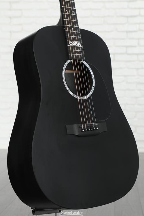 Martin DX Johnny Cash - Jett Black | Sweetwater