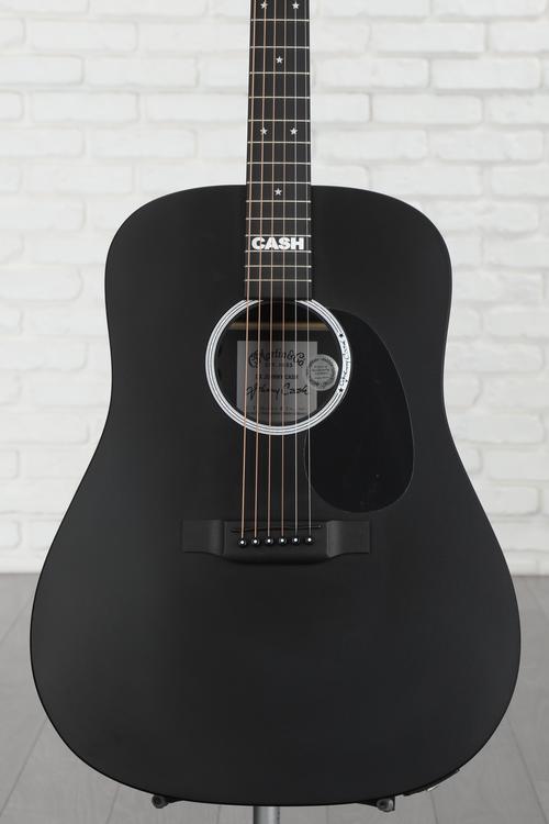 Martin DX Johnny Cash - Jett Black | Sweetwater