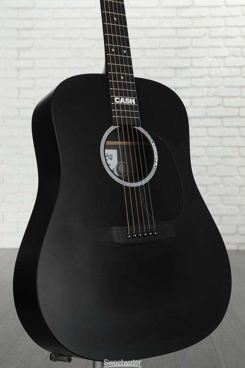 Martin DX Johnny Cash - Jett Black | Sweetwater