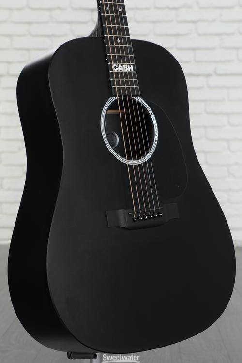Martin DX Johnny Cash - Jett Black | Sweetwater