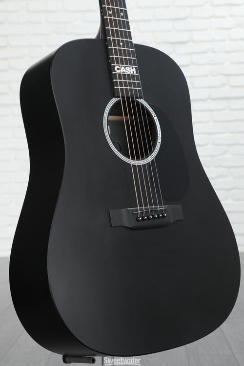 Martin DX Johnny Cash - Jett Black | Sweetwater