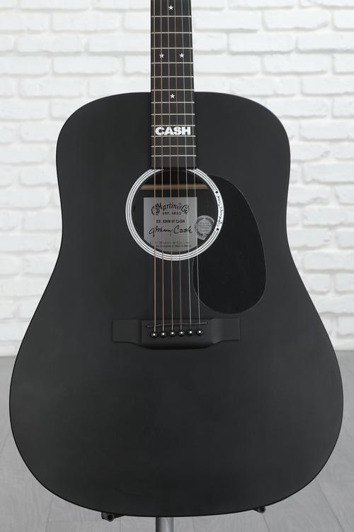 Martin DX Johnny Cash - Jett Black | Sweetwater