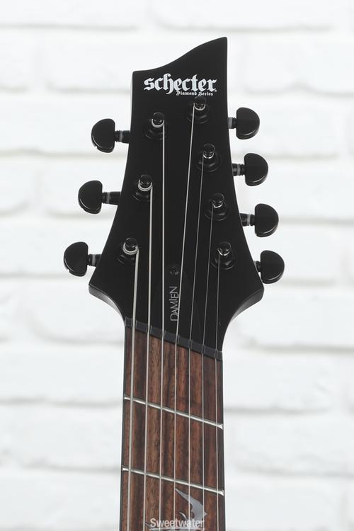Schecter Damien-7 Multiscale 7-string Electric Guitar - Satin Black ...