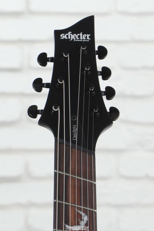 Schecter Damien-7 Multiscale 7-string Electric Guitar - Satin Black ...