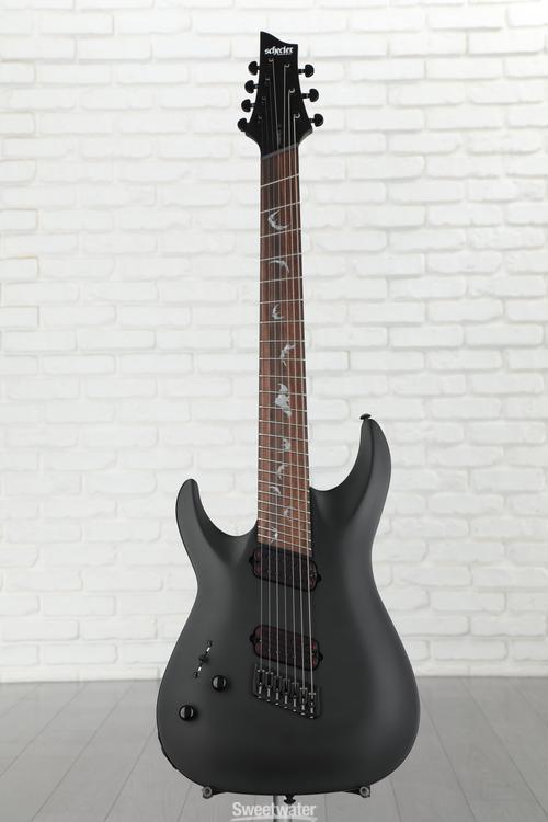 Schecter Damien-7 Multiscale Left-handed 7-string Electric Guitar ...