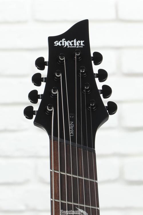 Schecter Damien-8 Multiscale 8-string Electric Guitar - Satin Black ...