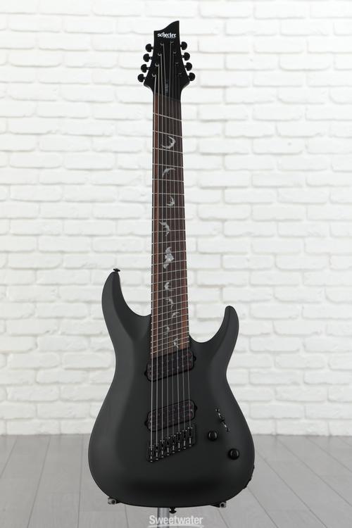 Schecter Damien-8 Multiscale 8-string Electric Guitar - Satin Black ...