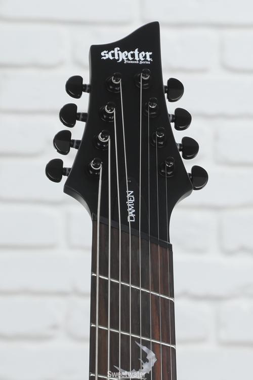 Schecter Damien-8 Multiscale 8-string Electric Guitar - Satin Black ...