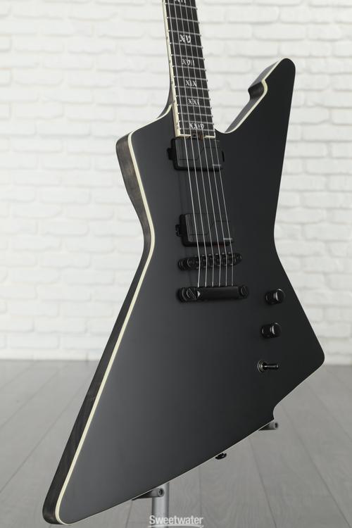 Schecter E-1 SLS Evil Twin - Satin Black | Sweetwater