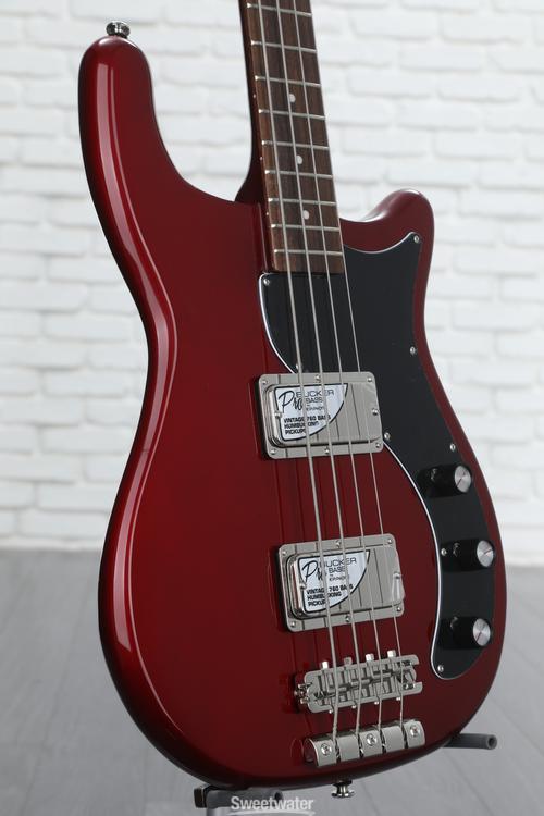 Epiphone Embassy Bass Guitar - Sparkling Burgundy | Sweetwater