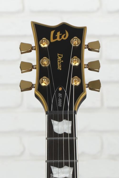 ESP LTD EC-1000 Left-handed Electric Guitar - Vintage Black | Sweetwater