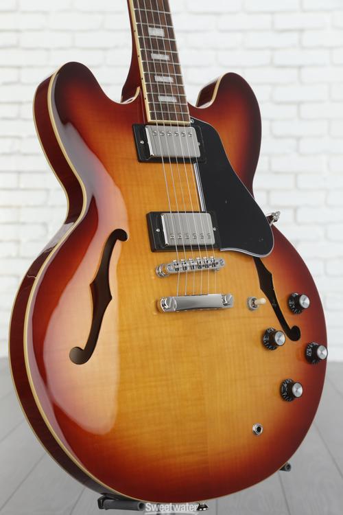 Epiphone ES-335 Figured Semi-hollowbody Electric Guitar - Raspberry Tea ...