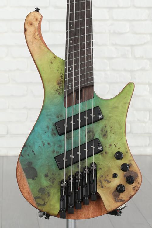 Ibanez Bass Workshop EHB1505MS Bass Guitar - Ocean Inlet Flat | Sweetwater