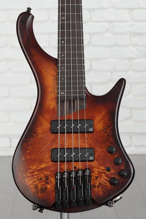 Ibanez EHB Ergonomic Headless 5-string Bass Guitar - Dragon Eye Burst ...
