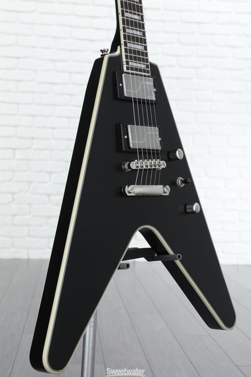 Epiphone Flying V Prophecy Electric Guitar - Black Aged Gloss | Sweetwater