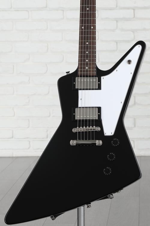 Epiphone Explorer "Inspired By Gibson" Electric Guitar - Ebony | Sweetwater