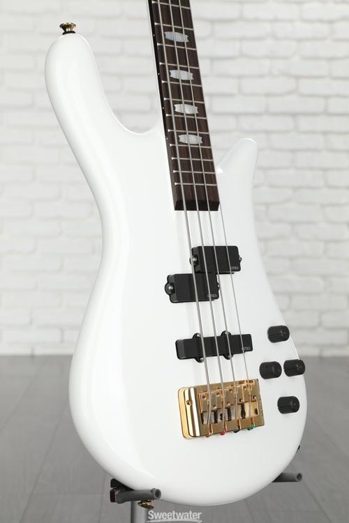 Spector Euro 4 Classic Bass Guitar - Solid White | Sweetwater