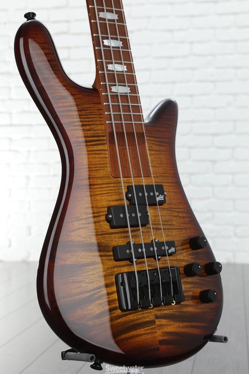 Spector EuroBolt 4 Bass Guitar - Tobacco Sunburst Gloss | Sweetwater