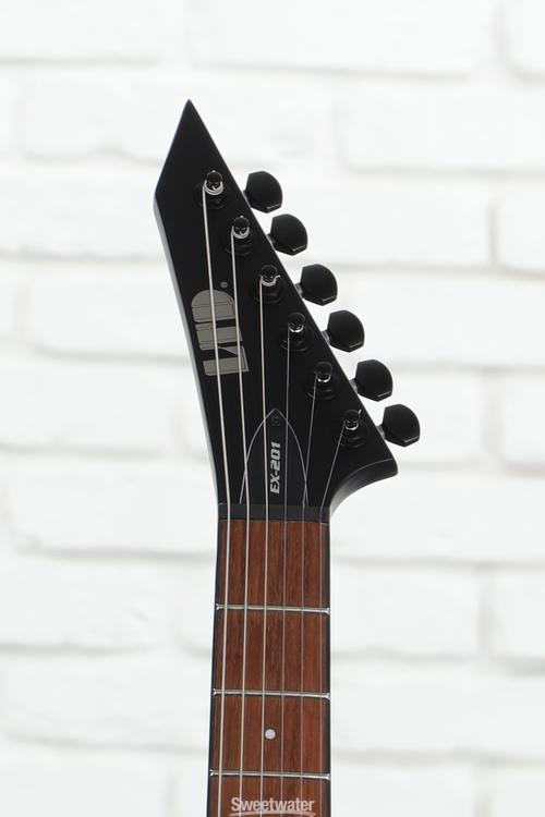 ESP LTD EX-201 Electric Guitar - Black Satin | Sweetwater