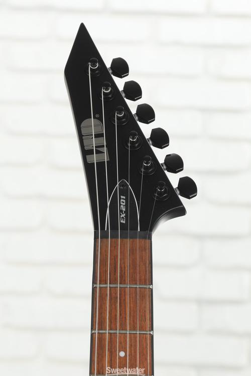 ESP LTD EX-201 Electric Guitar - Black Satin | Sweetwater