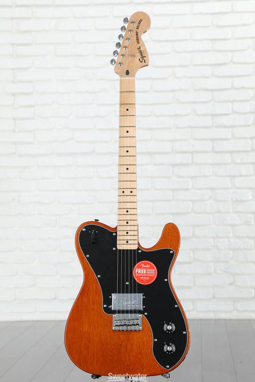 Squier Paranormal Esquire Deluxe Solidbody Electric Guitar - Mocha ...