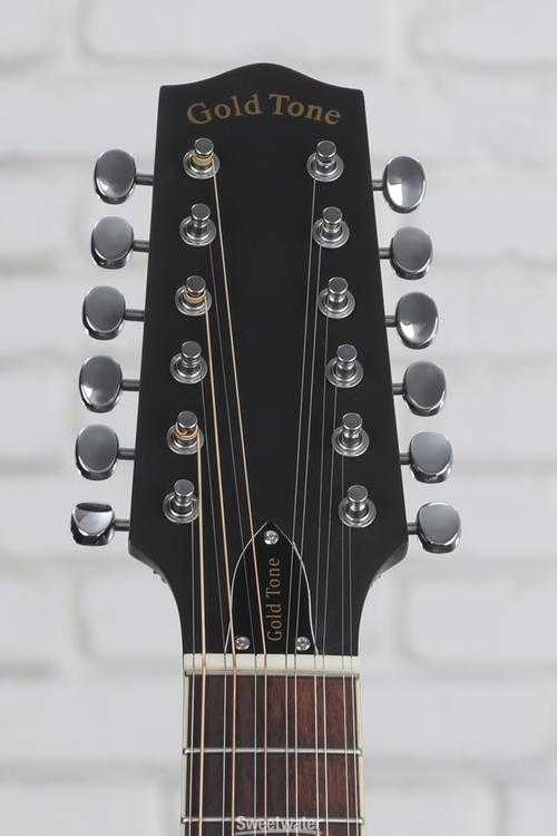 Gold Tone F-12 12-string Acoustic-electric Mando-Guitar - Tobacco ...