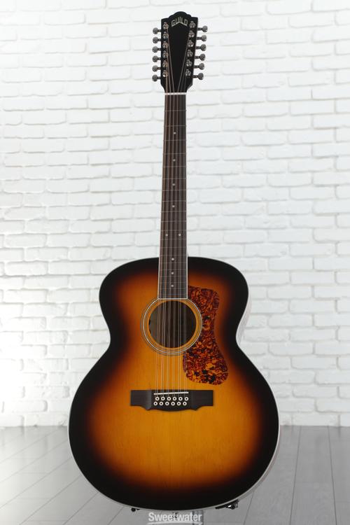 Guild F-2512E Deluxe 12-string Acoustic-electric Guitar - Antique ...