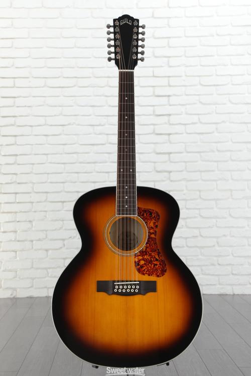 Guild F-2512E Deluxe 12-string Acoustic-electric Guitar - Antique ...